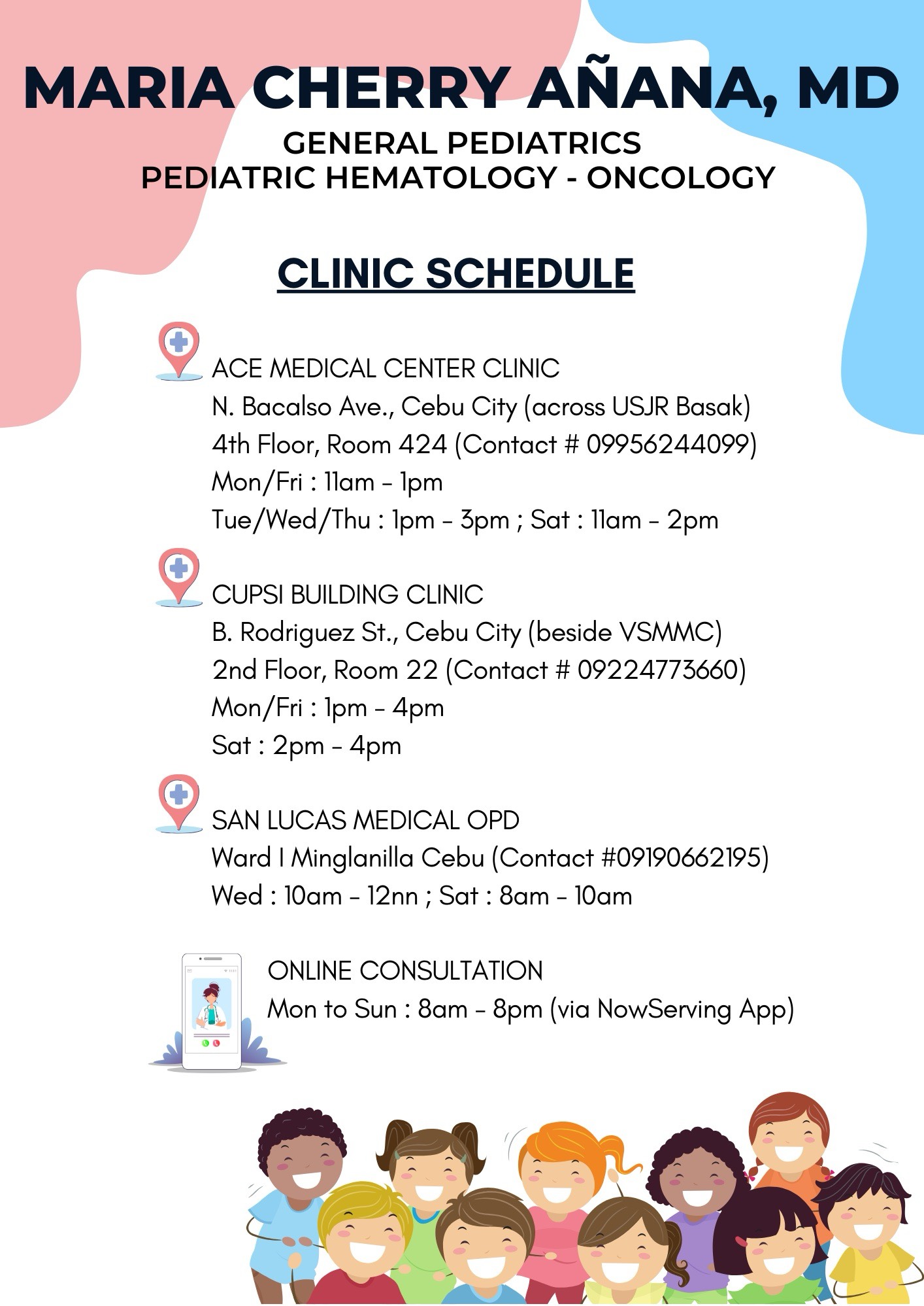 Dr. MARIA CHERRY AÑANA, Cebu City and Minglanilla, Pediatrics | SeriousMD