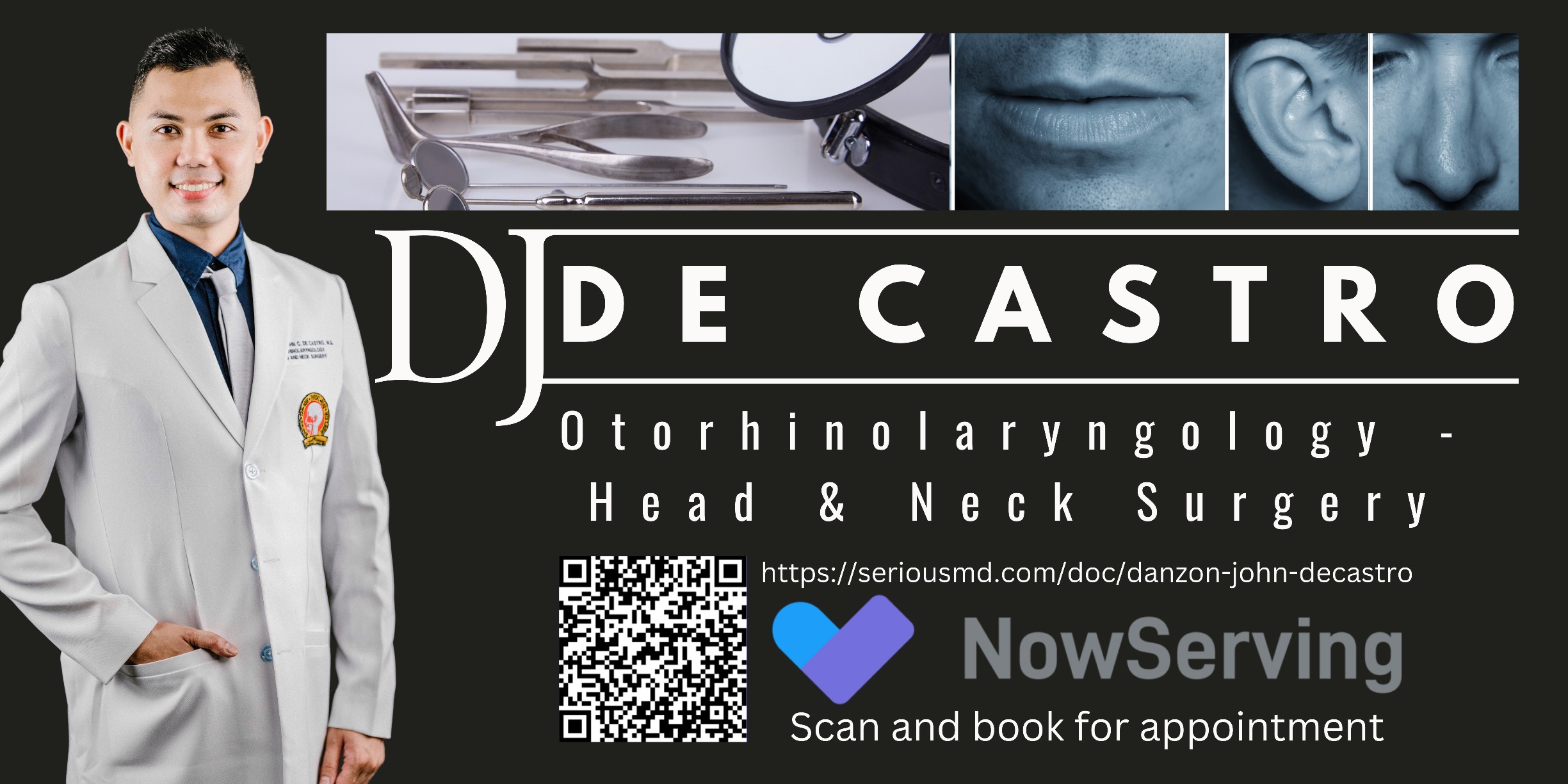 Dr. DANZON JOHN DE CASTRO, Davao City, Otorhinolaryngology - Head ...